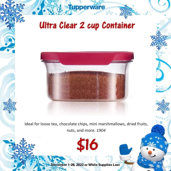 Tupperware | Kitchen | Tupperware Ultra Clear 2 Cup | Poshmark